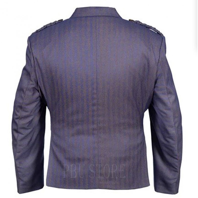 Classic Scottish Attire Blue Crail Kilt Jacket and Waistcoat