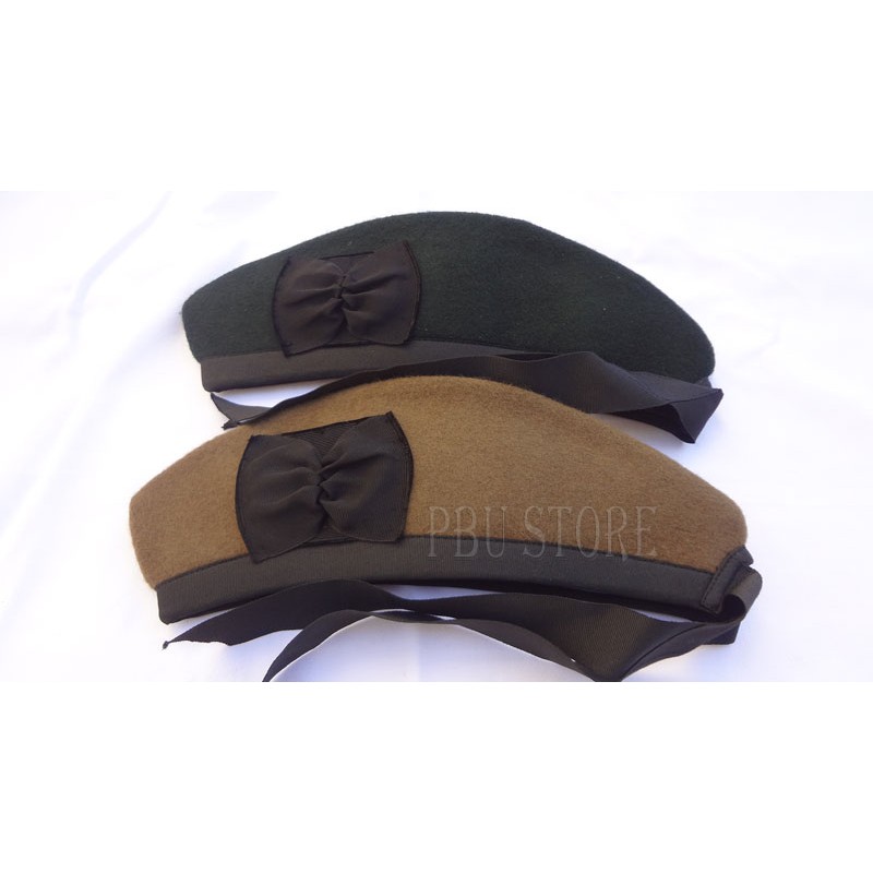 Khaki Plain Glengarry Hat for Traditional Scottish Pipe Bands