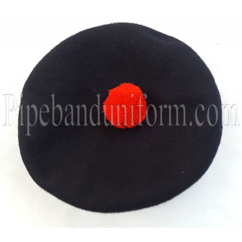 Traditional Scottish Band Uniform Blue Tam O'Shanter Balmoral Hat