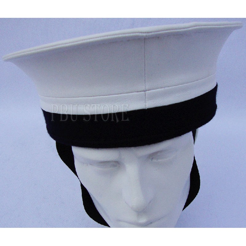 Royal Canadian Armed Forces Navy Horn Pipe Sailor White Hat