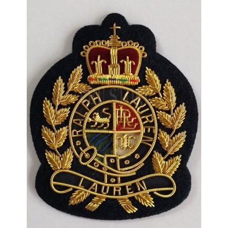 Royal Crown Ralph Lauren Hand Embroidered Patch