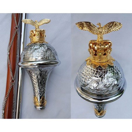 Scottish Pipe Band Drum Major Mace Parade Stick