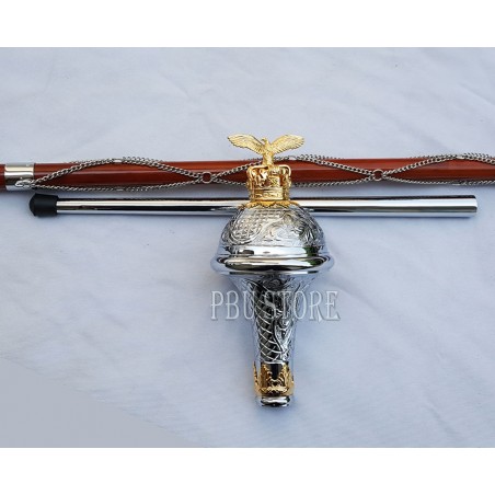 Scottish Pipe Band Drum Major Mace Parade Stick