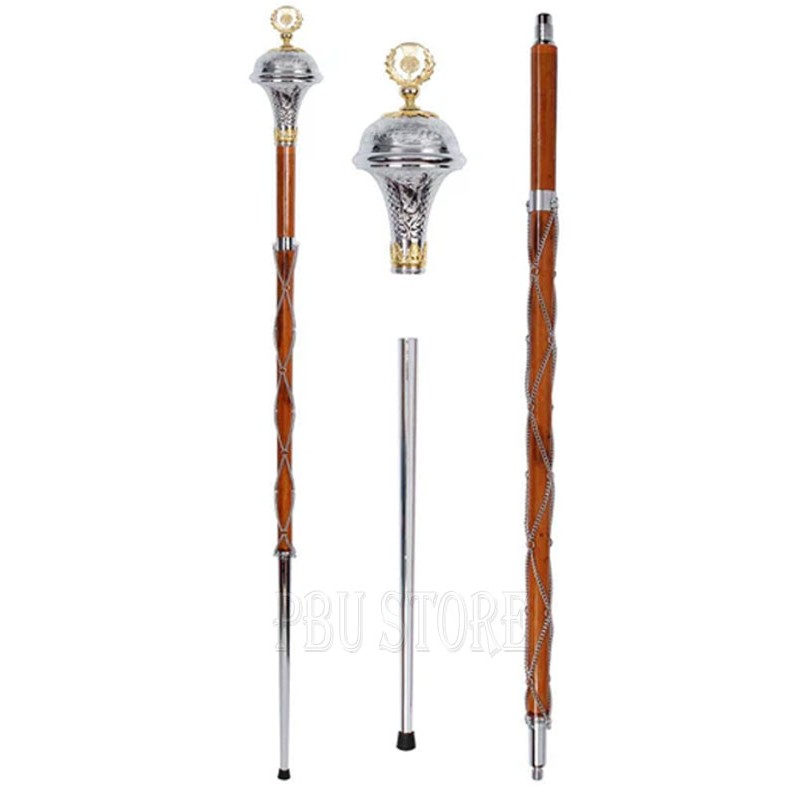 Military Marching Band Drum Major Mace Parade Pole