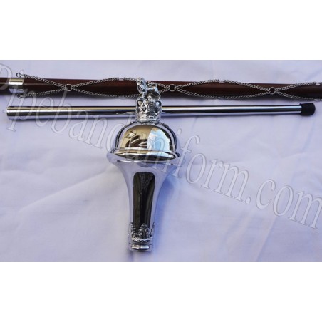 Regimental Pipe Band Drum Major Mace Parade Staff