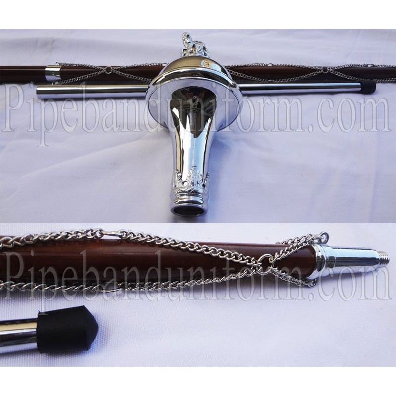 Regimental Pipe Band Drum Major Mace Parade Staff