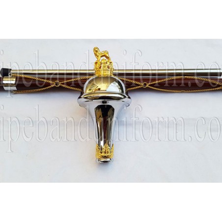Premium Pipe Band Drum Major Mace Parade Stick