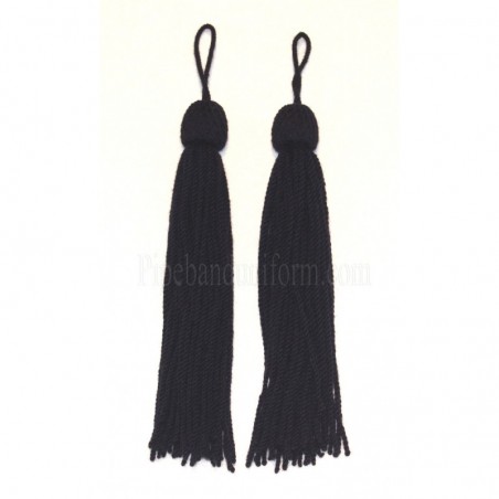 Navy Blue Bell Lyre Tassels