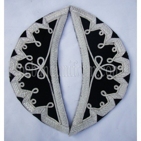 Black Doublet Shoulder Shells - Wings - Epaulettes