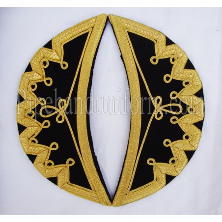 Black Doublet Shoulder Wings - Shells - Epaulettes