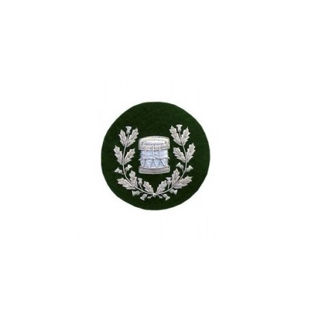 Pipe Band Drum Major Embroidery Badge