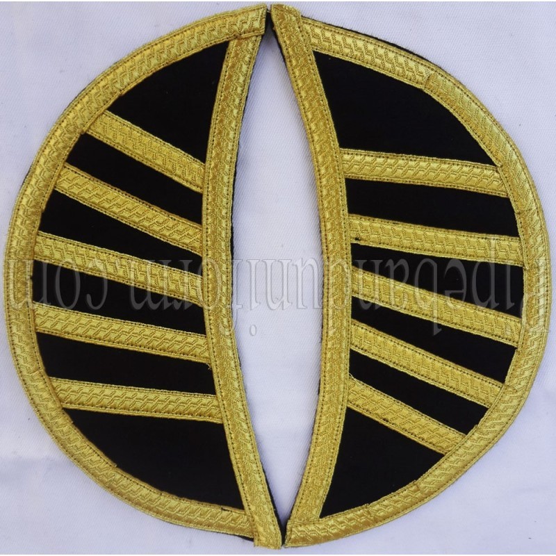 Black Doublet Wings - Shells - Shoulder Epaulettes
