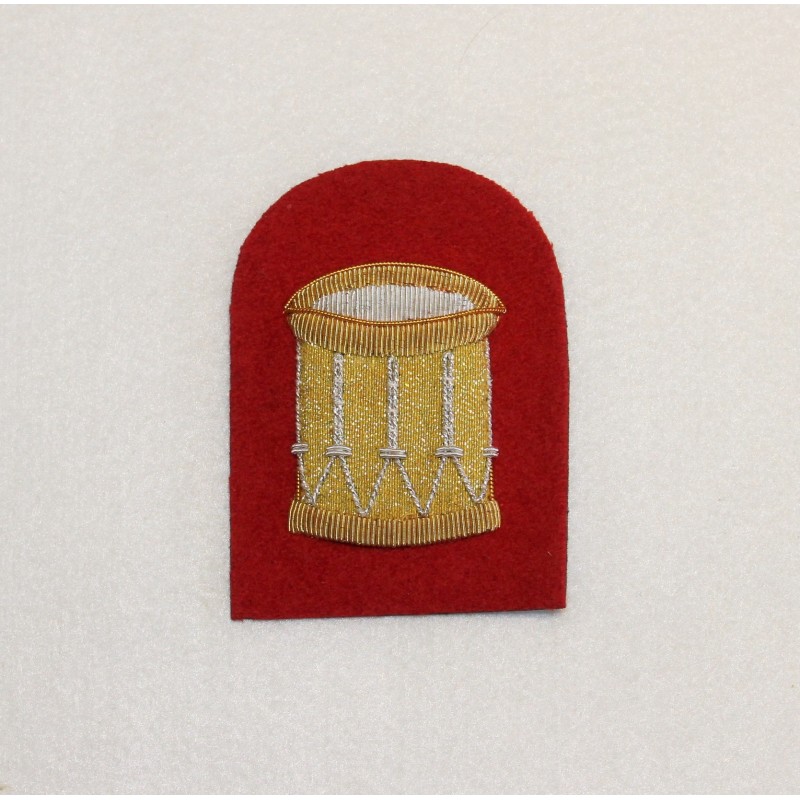 Hand Embroidered Pipe Band Drum Badge