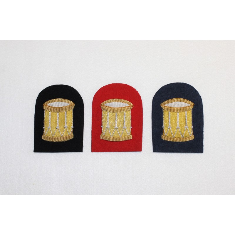 Hand Embroidered Pipe Band Drum Badge