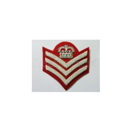 Crown Badge Sergeant Rank Stripe | Chevron