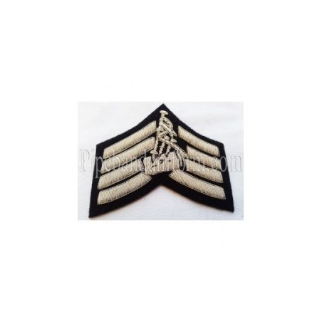 Bagpipe Badge Major Rank Stripe | Chevron
