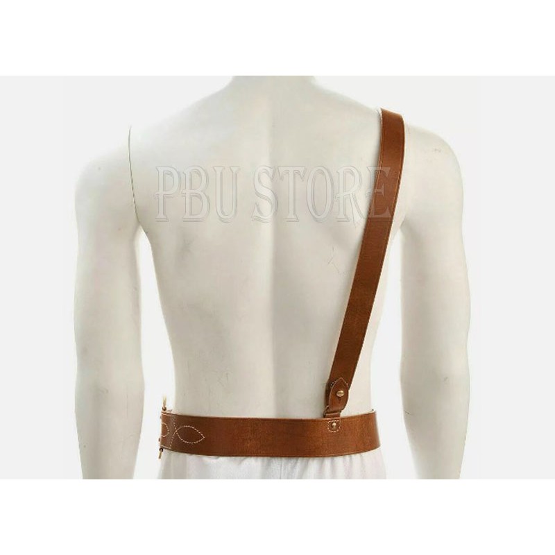 U.S. Marine Corps Officer Sam Brown Leather Belt