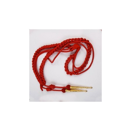 Red Wire Cord Army Aiguillette
