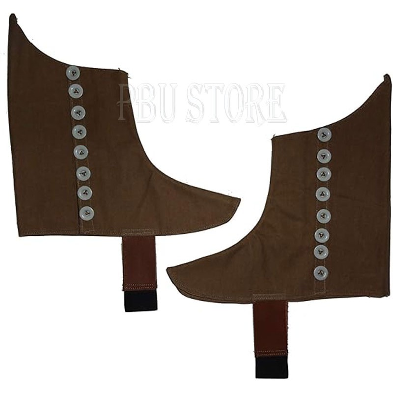 Scottish Soldiers Khaki Spats / Gaiters
